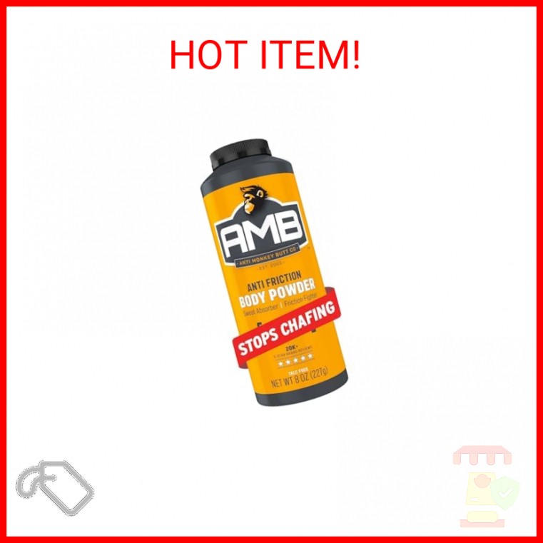 Anti Monkey Butt Body Powder for Women & Men - Talc-Free ...
