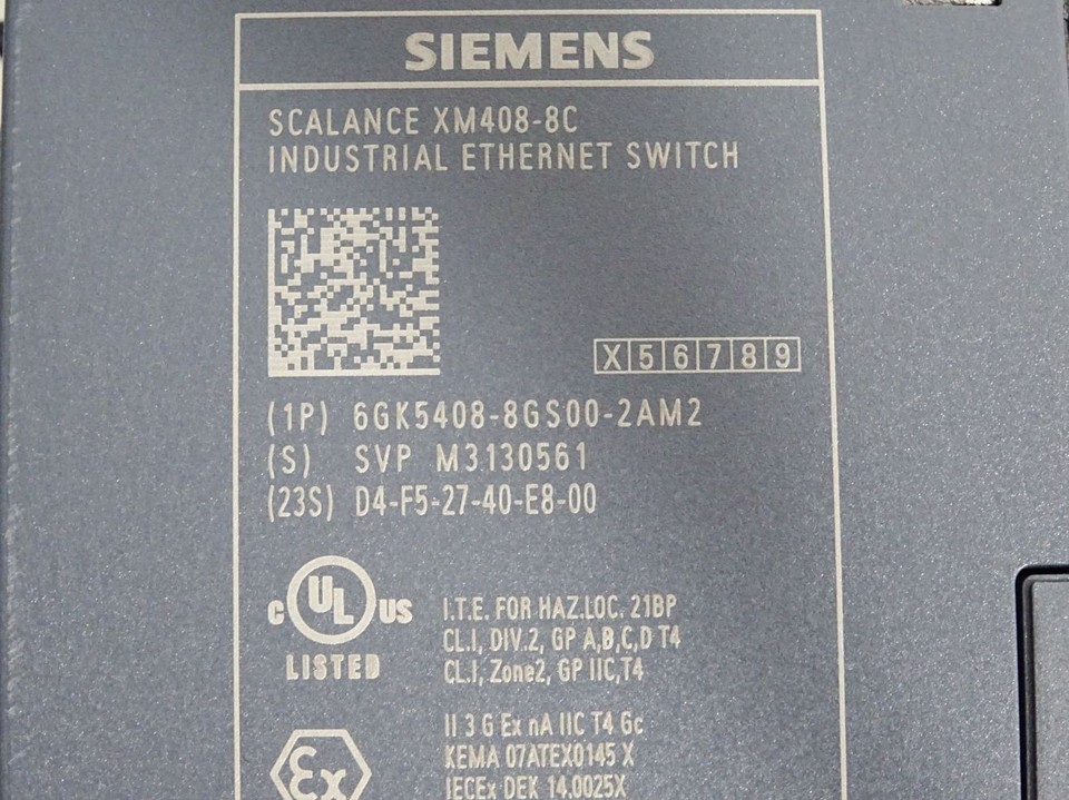 Siemens Scalance XM408-8C Ethernet Switch 6GK5408-8GS00-2AM2 | eBay.de