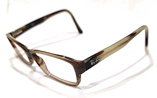 Ray Ban RB5169 5542 Brown Cream Rectangle Eyeglasses Frame 54-16 140 | eBay