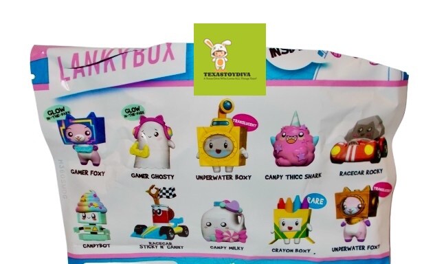 LANKYBOX MYSTERY FIG Series 6 UNDERWATER BOXY Translucent Mini Figure ...