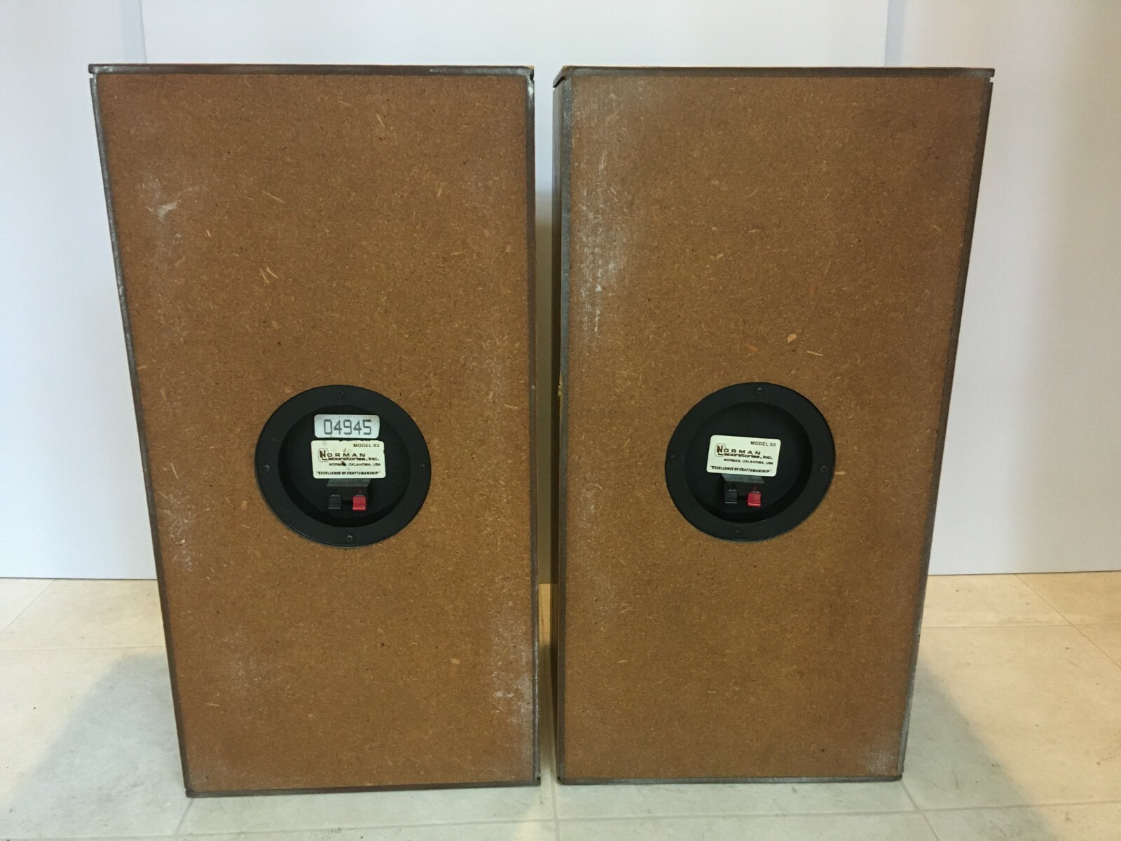 Vintage Norman Laboratories Model 83 pair of Stereo Speakers - FAIR ...
