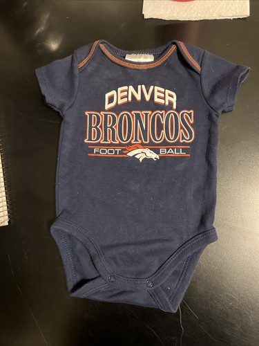 Denver Broncos NFL Team Apparel Baby Short sleeve Bodysuit 0-3 months ...