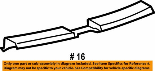 64716-47031-B0 Toyota Cover, deck trim, rear 6471647031B0, New Genuine ...