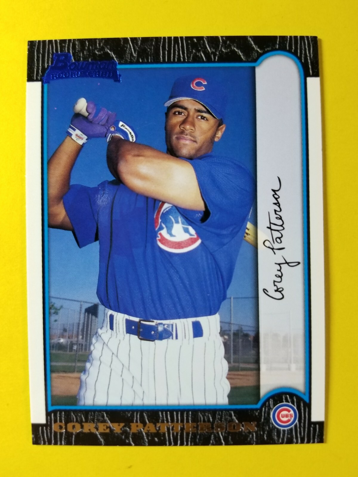 COREY PATTERSON - RC ROOKIE #352 CHICAGO CUBS - 1999 BOWMAN MLB ...