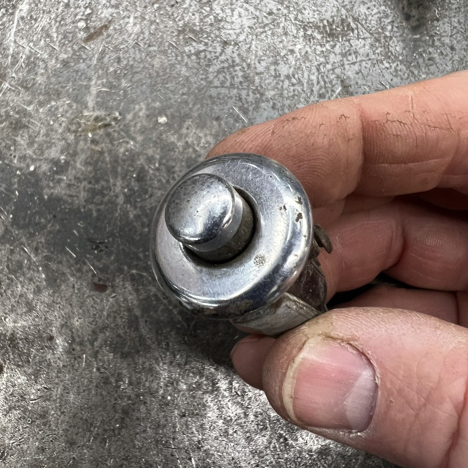 Chrome Early Ford Starter Button Push Switch Dash Mounted Hot Rod ...