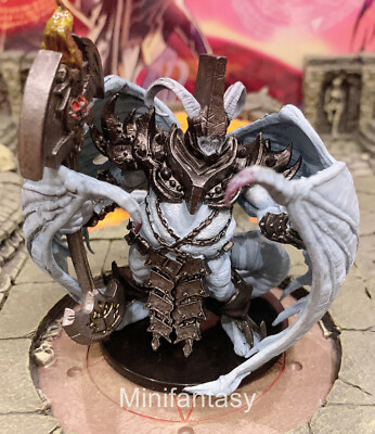 Legion Pit Fiend D&D Miniature Dungeons Dragons Pathfinder Devil Demon ...