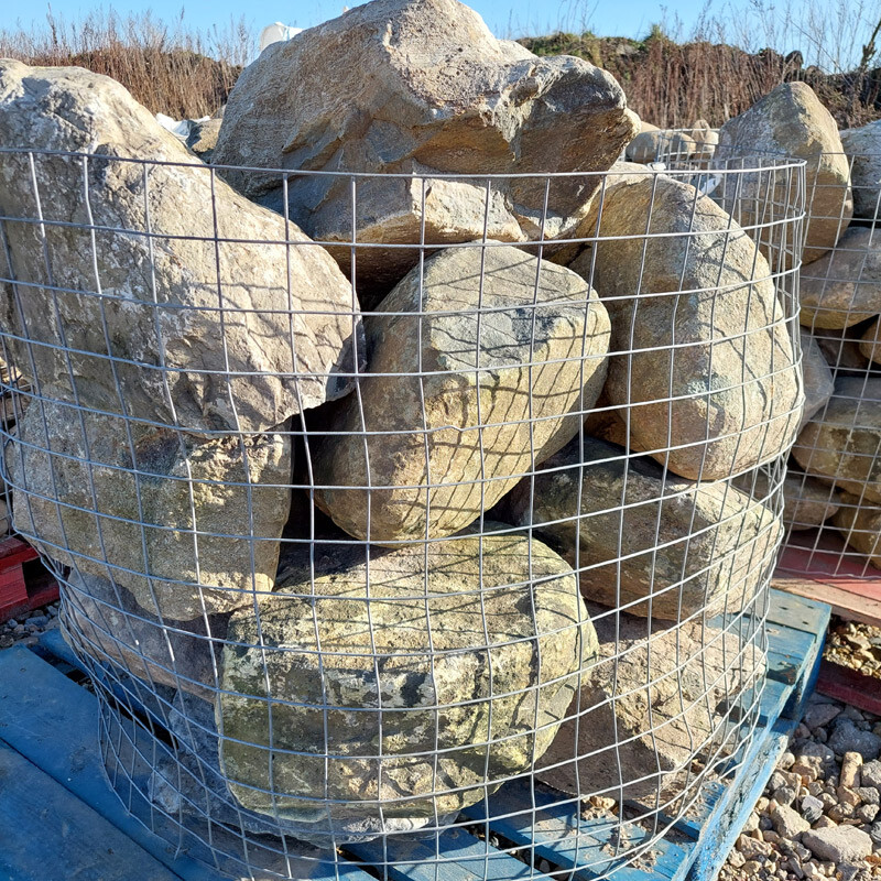 Large Decorative Yard Rocks Kansas Large River Rock Pine Landscape