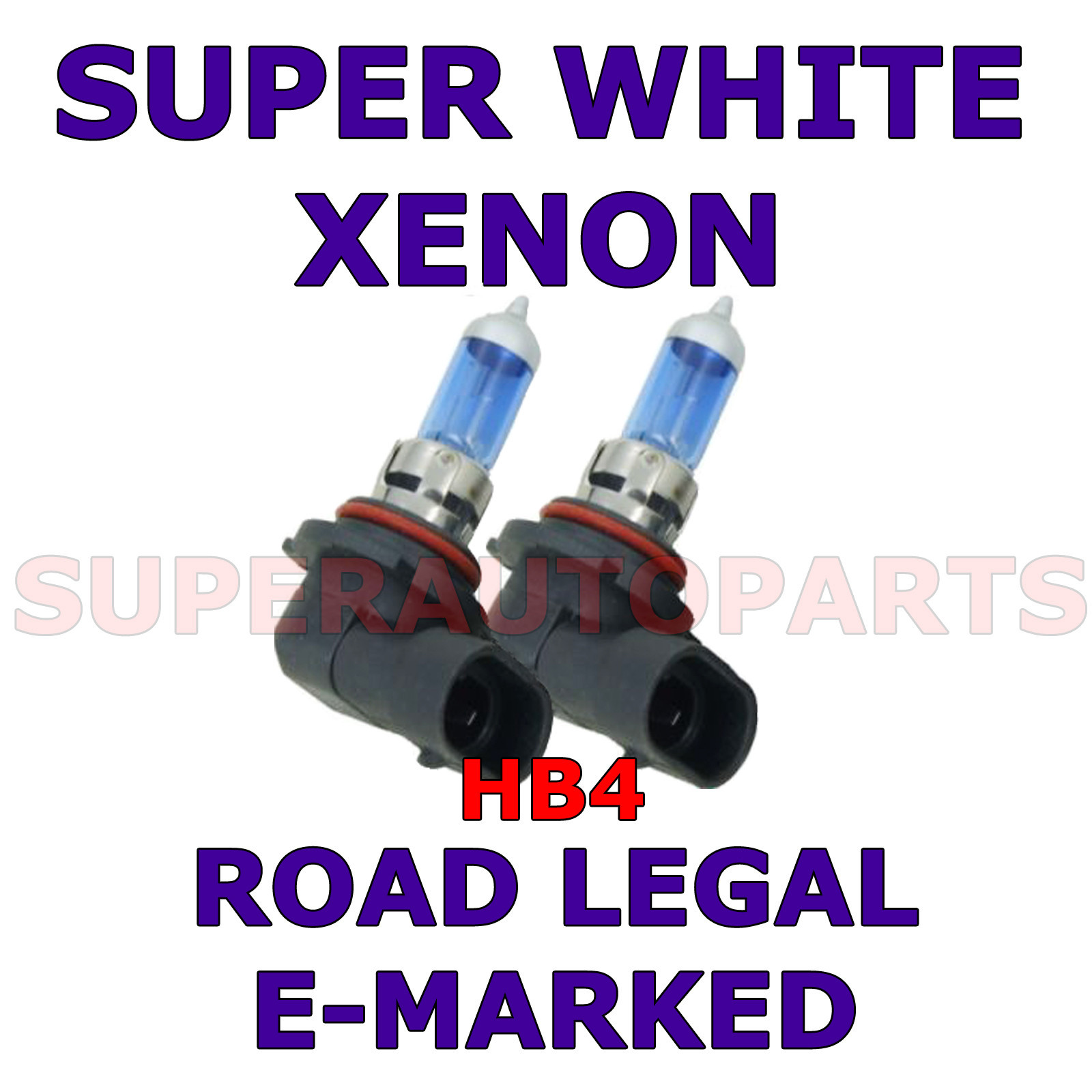 BMW 3 SERIES COMPACT E36 1995-2000 SET HB4 XENON SUPER WHITE LIGHT ...
