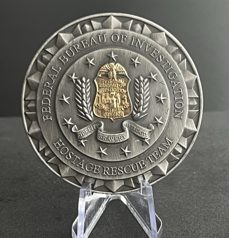 FBI HRT Hostage Rescue Team Challenge Coin DEA SWAT LAPD NYPD ATF ...