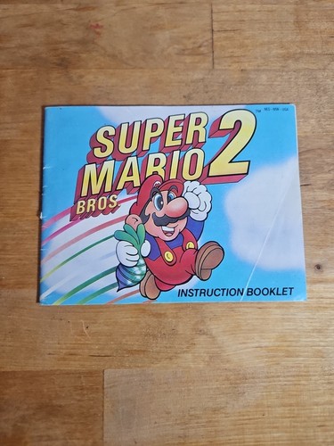 Super Mario Bros 2 NES Instruction Booklet Manual Only, No Game | eBay