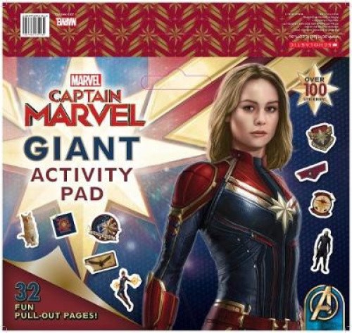 Captain Marvel: Giant Activity Pad (Marvel) [Paperback] 9781760663391 ...