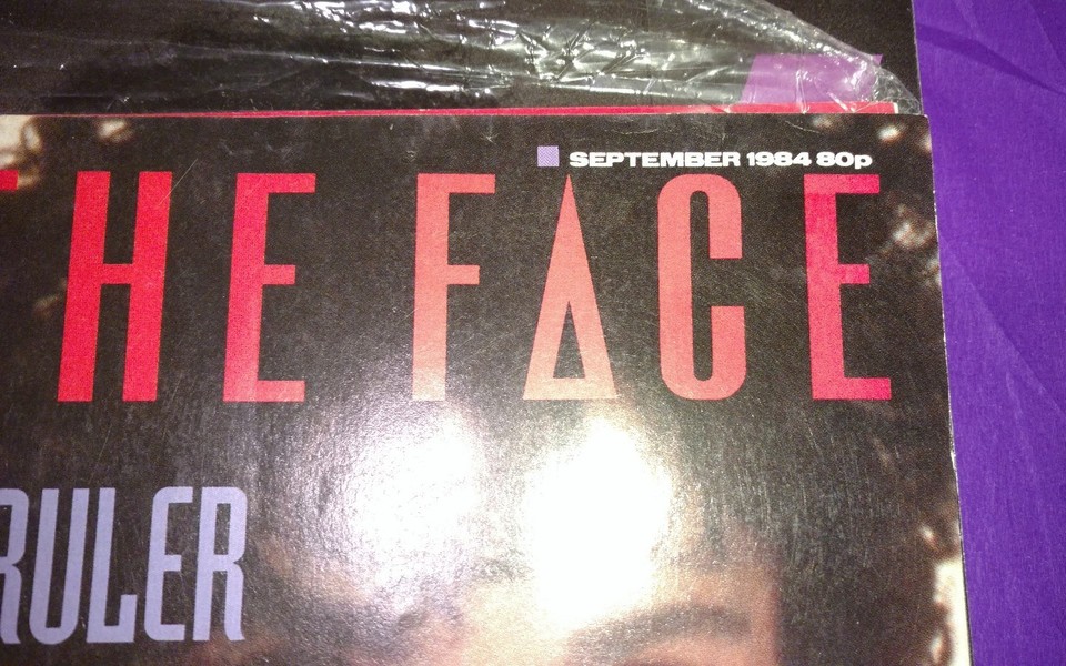 THE FACE UK MAGAZINE PRINCE cover and article Sept 1984 from personal ...