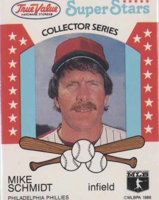 1986 True Value Hardware Super Stars - Wade Boggs, Mike Schmidt, Andre ...