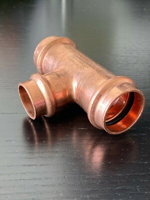 ProPress 1"x1"x3/4" Press Copper Reducing Tee | eBay
