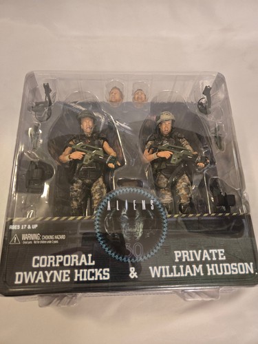 Aliens Private William Hudson & Corporal Dwayne Hicks NECA 2 Pack ...