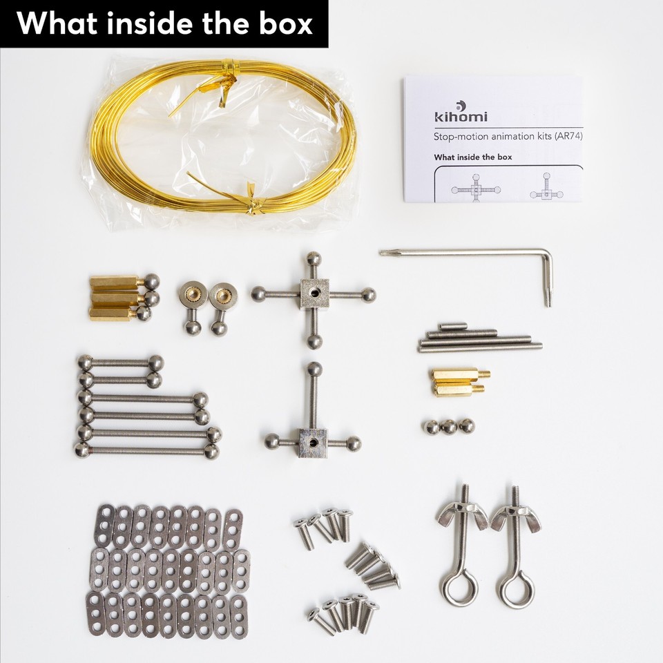 DIY Stainless Steel Human ARMATURE KIT for Studio Stop-Motion Animation ...