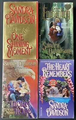 4 Sandra Davidson Books- The Heart Remembers Thorn of the Rose The ...
