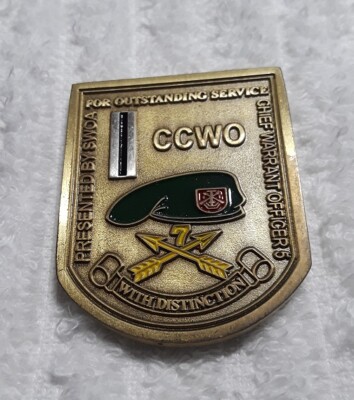 AUTHENTIC 7TH SFG COMMAND CHIEF WARRANT OFFICER SF CCWO CW5 RARE ...