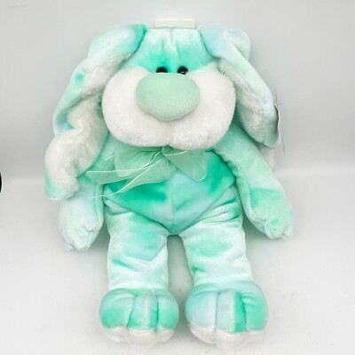 Dan Dee Easter Bunny Rabbit Plush Green White Plush Stuffed Animal ...