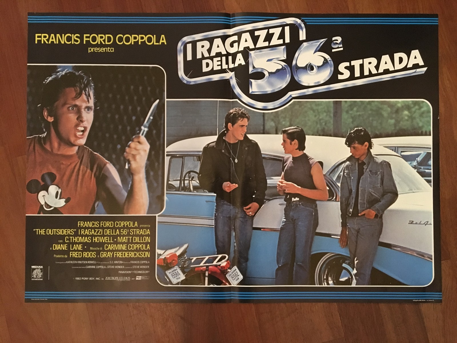 FOTOBUSTA 1B I ragazzi della 56ª strada Outsiders,AUTO CAR COPPOLA ...