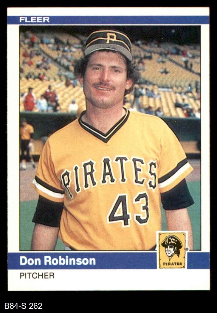 1984 Fleer #262 Don Robinson Pirates 8 - NM/MT | eBay