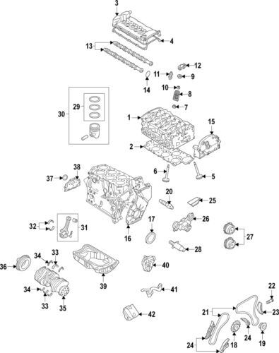 Genuine Volkswagen 2020-2021 Atlas Engine Timing Sprocket 03H-109-570-N ...