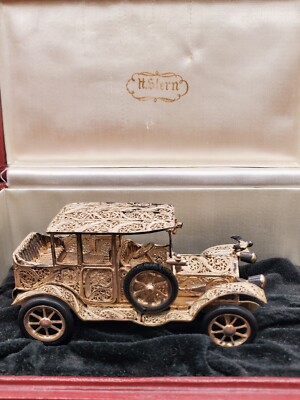 Rare H. Stern Sterling Silver Filigree car statue in Original Box | eBay