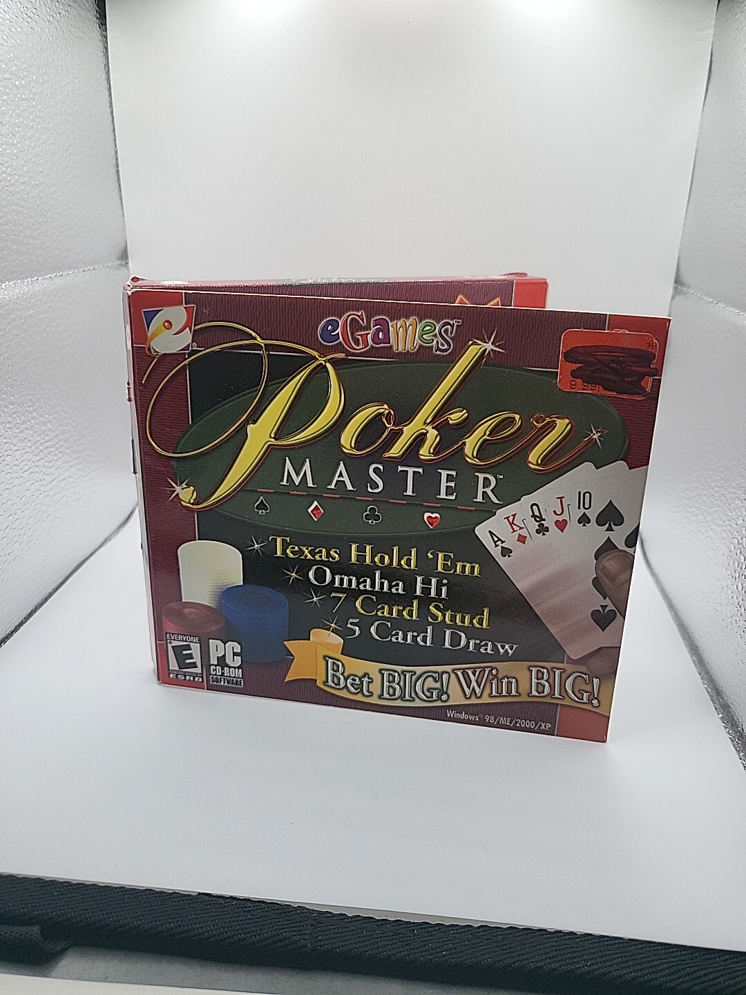Poker Master 2004 eGames PC CD-ROM 02-2450-10 Windows 98 ME 2000 XP ...