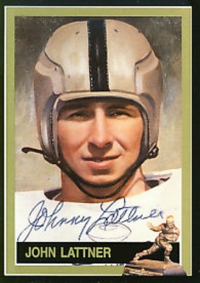 Johnny Lattner Signed 1991 Heisman Card Autographed Notre Dame 1953 | eBay