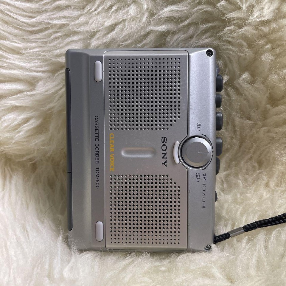 SONY TCM-500 WALKMAN Cassette Tape Recorder Player Portable Good ...