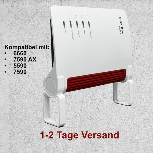 Fritzbox 6660 7590 AX 5590 7590 Ständer ohne Kippen Wandhalterung ...