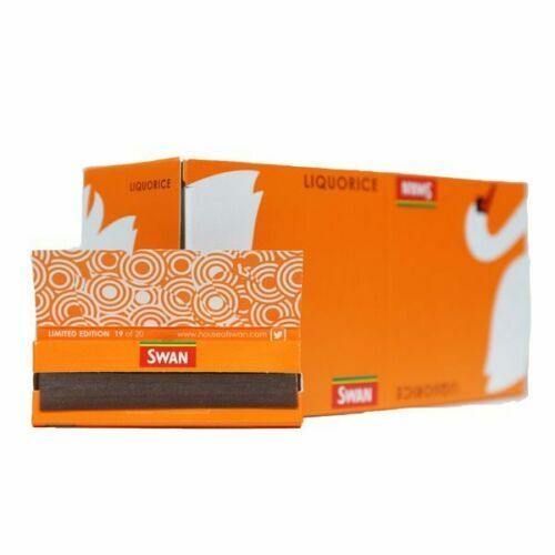 SWAN LIQUORICE STANDARD Regular Cigarette Smoking Rolling Papers 1 5 10 ...