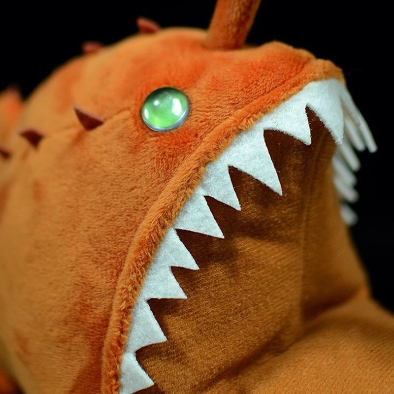 25CM Cute Anglerfish Plush Soft Toy Stuffed Lantern Fish Sea Creature ...