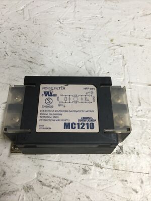 LAMBDA MC1210 NOISE FILTER 250VAC 10A 50/60HZ | eBay