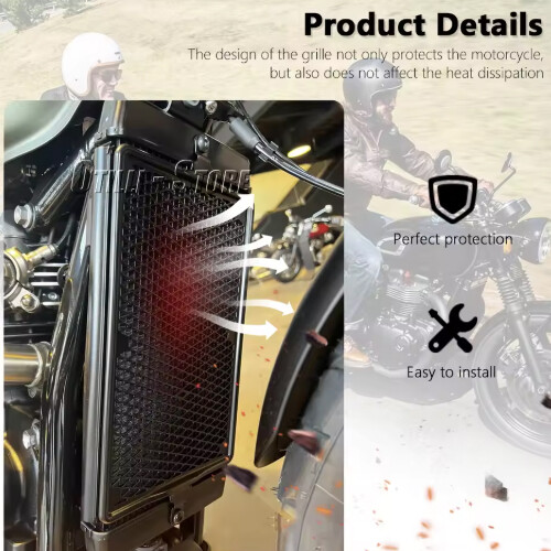 Guard Engine Grille Cover For Bonneville T120 T100 Thruxton RS Speed ...