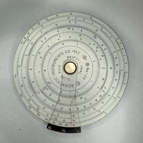 Vintage Scientific Instruments Co (SIC) Professional Circular Slide ...