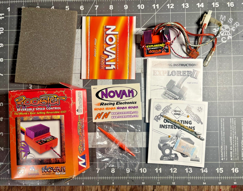 Novak Explorer II Vintage ESC With Manual in a Rooter Box with Extras ...