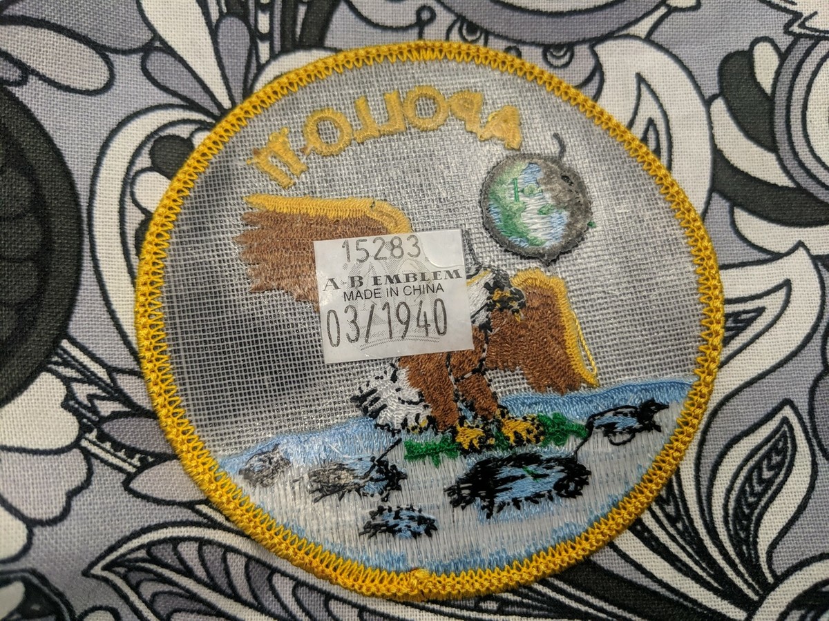 Apollo 11 Mission Patch Nasa Official Apollo 11 Mission American Bald