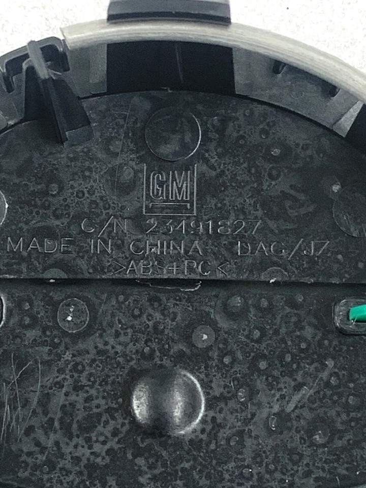 4 Cadillac Escalade Black OEM Center Caps with Chrome logo 3.25in ...