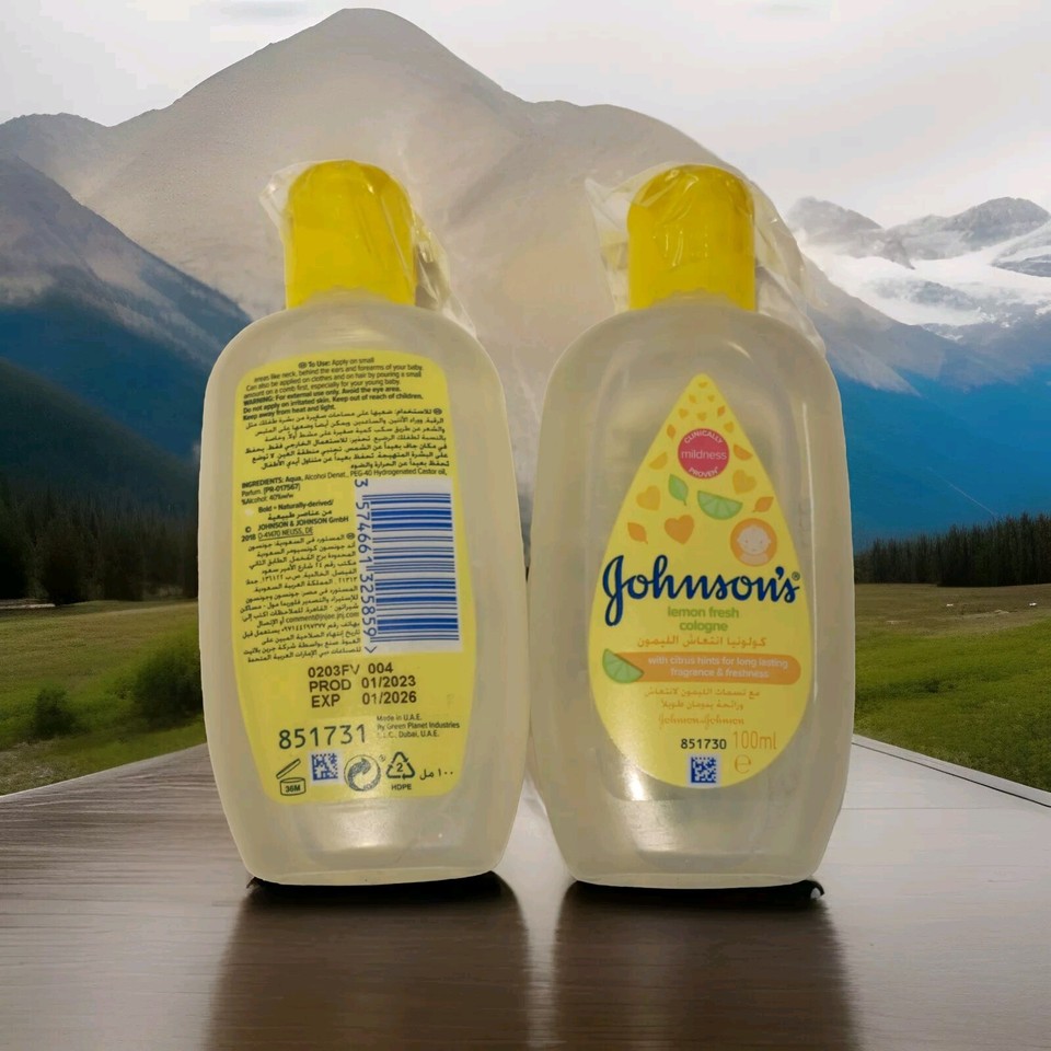 Johnson's Baby Lemon Fresh Cologne for Clean & Fresh Baby Skin 3.3 oz ...