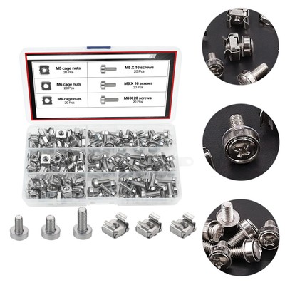 Computer Rack Nuts Rack Mount Screws Mounting Cage Nuts Server Rack ...