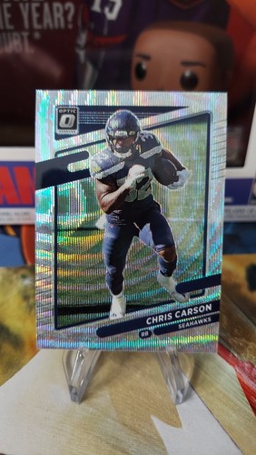 2021 Chris Carson Optic Premium Box Wave #D/299 Seattle Seahawks | eBay