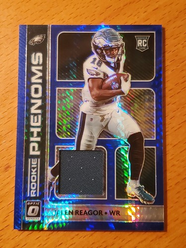 2020 Donruss Optic Rookie Phenoms Jerseys Blue Hyper Jalen Reagor ...