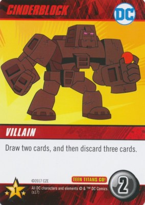 CINDERBLOCK DC Comics Deck Building Game card TEEN TITANS GO! | eBay