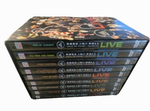 Time Life Rock And Roll Hall Of Fame Museum Live 9 DVD Box Set Complete ...