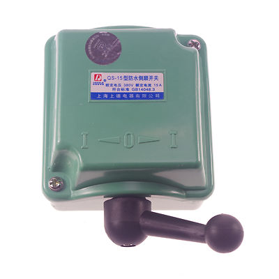 15A 110V 220V 380V Rain Proof Reversing Drum Switch For Single Phase 3 ...