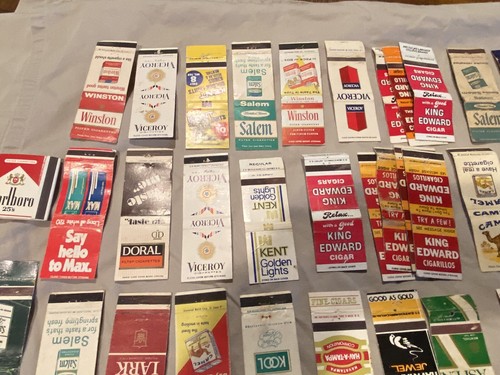 LOT OF 39 VINTAGE WINSTON SALEM KOOL CIGARETTE MATCH BOOKS CIGAR | eBay