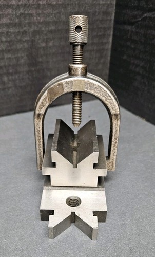 Hardened V-Block & Clamp Machinist Set Up V Bloc Starrett 567 Style ...