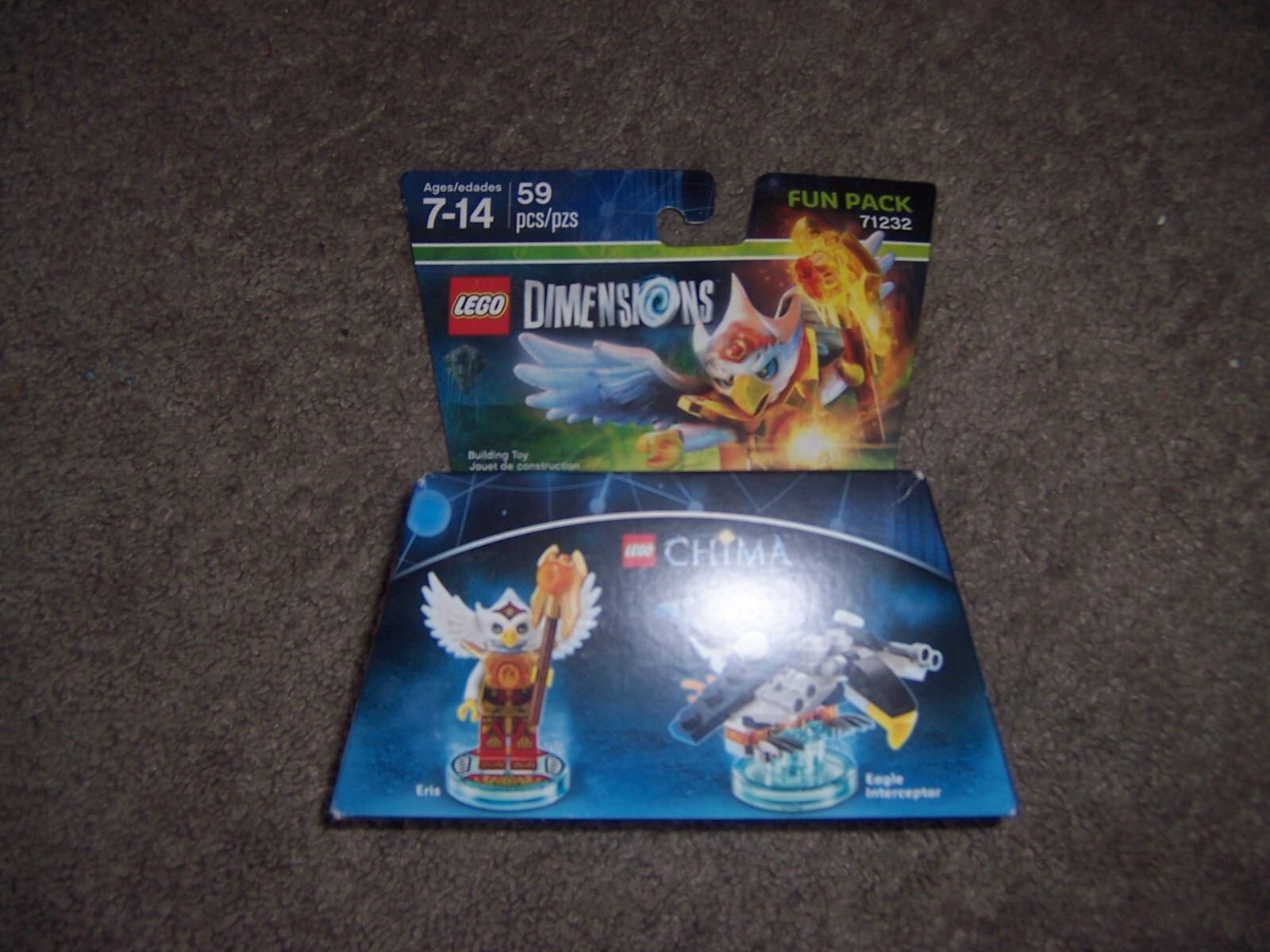 New Lego Dimensions 71232 Chima Eris Eagle Interceptor Fun Pack Brand ...