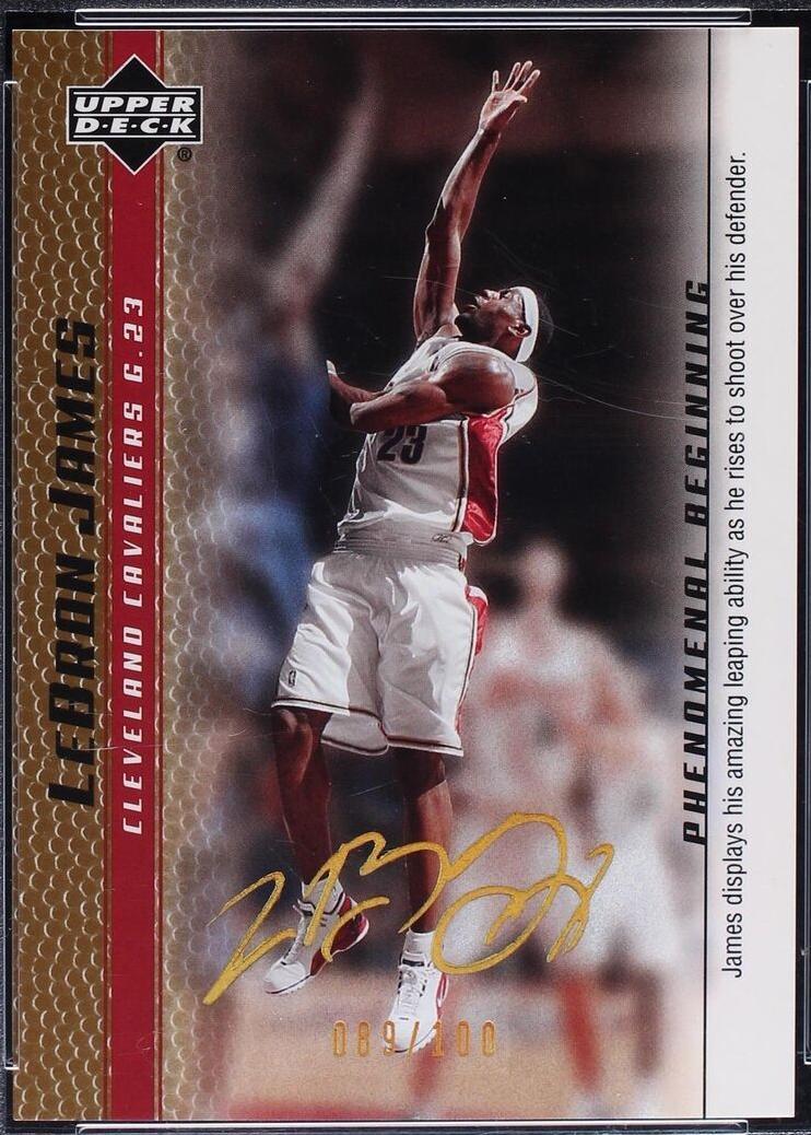 2003-04 Upper Deck Lebron James Phenomenal Beginning - LeBron James #12 ...